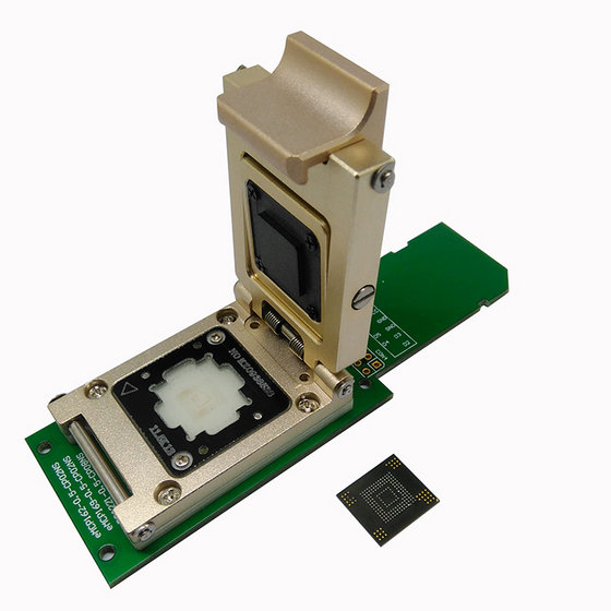 Nand Flash Testsocket Emmc Socket With Sd For Bga169 Apply To Emmc Size 115x13 Pitch 05mmid
