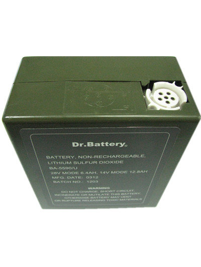 BA-5590/U,14.4V/28.8V,6.4Ah/12.8Ah,Military Li/SO2 Battery.(id:6433680) Product details - View ...