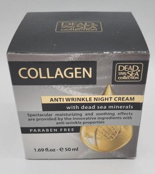 Dead Sea Collection Collagen Anti Wrinkle Night Cream 1 69 Oz Id