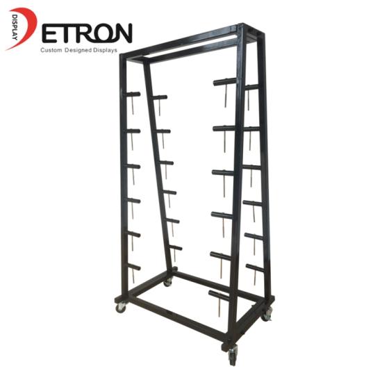 Moveable Customized Metal Fabric Roll Display Storage Rack(id:10759607 ...