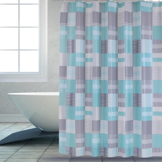 Shower Curtain Peva Blue Square Id 10797065 Buy China Peva Shower