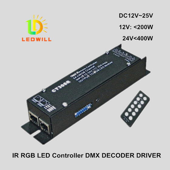 DMX512 Constant Current Driver 650mA 1Channel LED Connector Lamps with ...