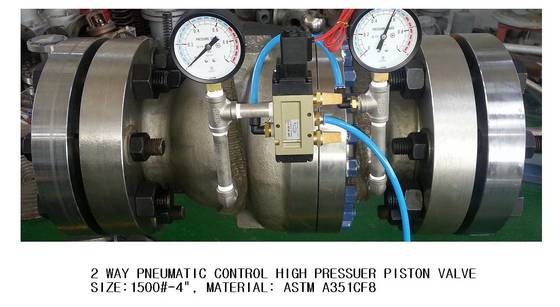 2 Way Pneumatic Control High Pressuer Piston Valve - JIT HEATING CO.