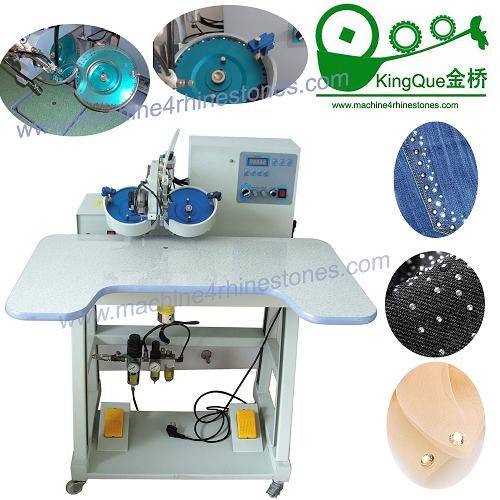 Semi-automatic Rhinestone Setting Machines - KingQue Equipment Co. Ltd