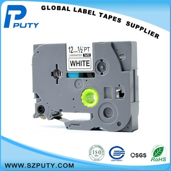 Compatible Black On White P Touch Label Tape Cassette For Label Makers Tze231 Tze 231id