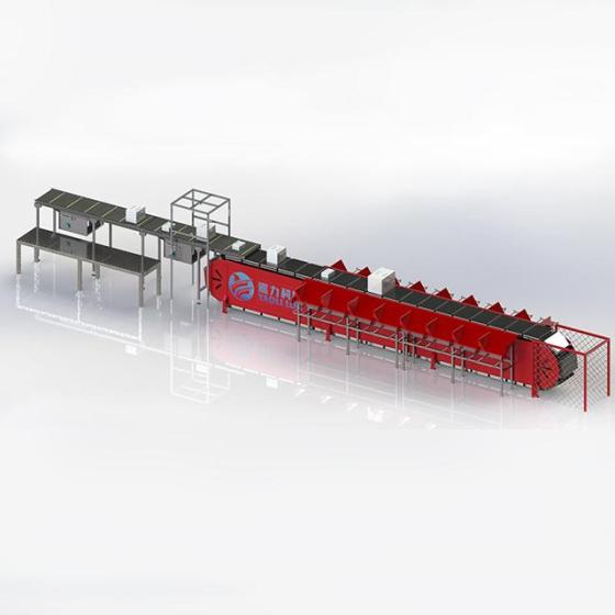 Linear Cross Belt Sorter Tray Sorter Automated Sortation Systems Parcel Sorting System(id ...