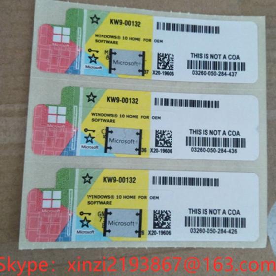 Win Wire Windows WIN 10 Online Key Coa Pro Stickers OEM id 10881803 